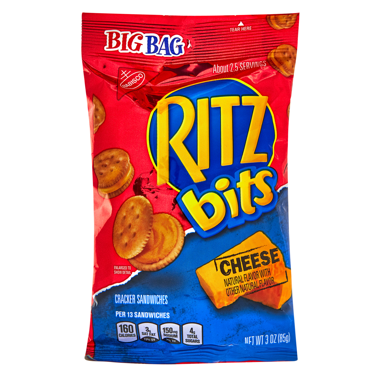 Ritz Bits Cheese Sandwich Crackers 3oz : Snacks fast delivery by App or ...