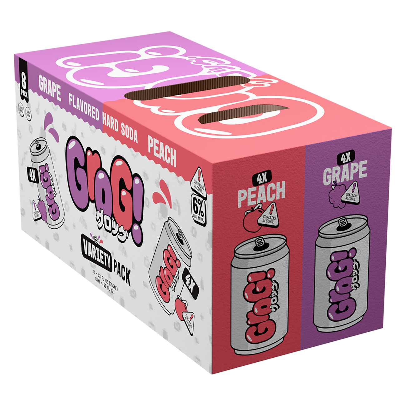 Grog Variety Pack 8pk 355ml Can 6% ABV - Delivered In As Fast As 15 ...