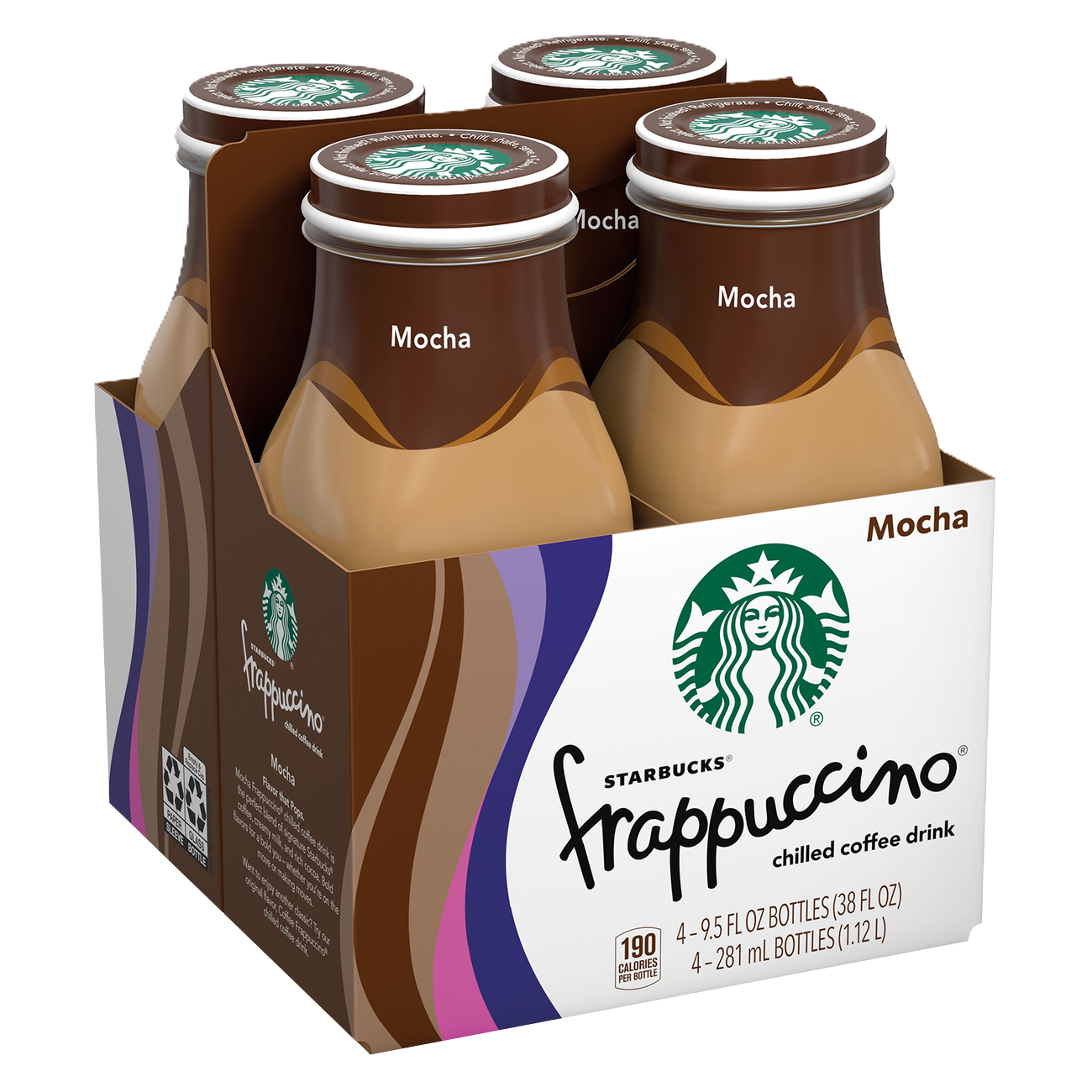 Starbucks Frappuccino Chilled Coffee Drink Mocha 4pk 9.5oz Btl ...