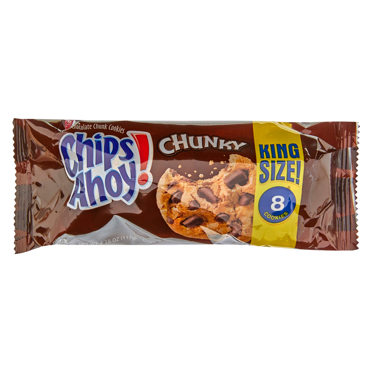 Chips Ahoy! Chunky Chocolate Chip Cookies King Size 4.15oz - Delivered ...