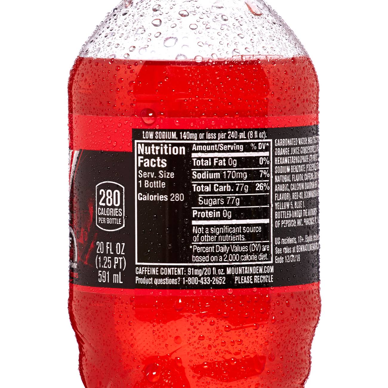 Mountain Dew Code Red 20oz Btl - Delivered In As Fast As 15 Minutes ...
