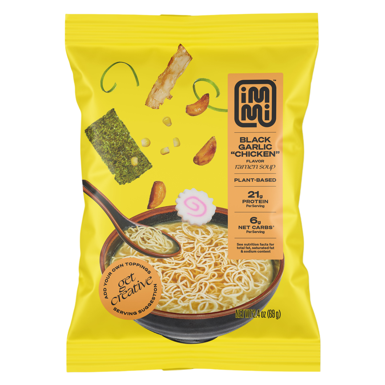 Immi Black Garlic Chicken Ramen 2.43oz - Delivered In As Fast As 15 ...
