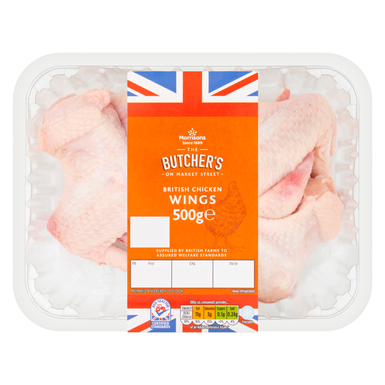 Morrisons British Chicken Drumsticks, 500g : Meat & Fish fast delivery ...