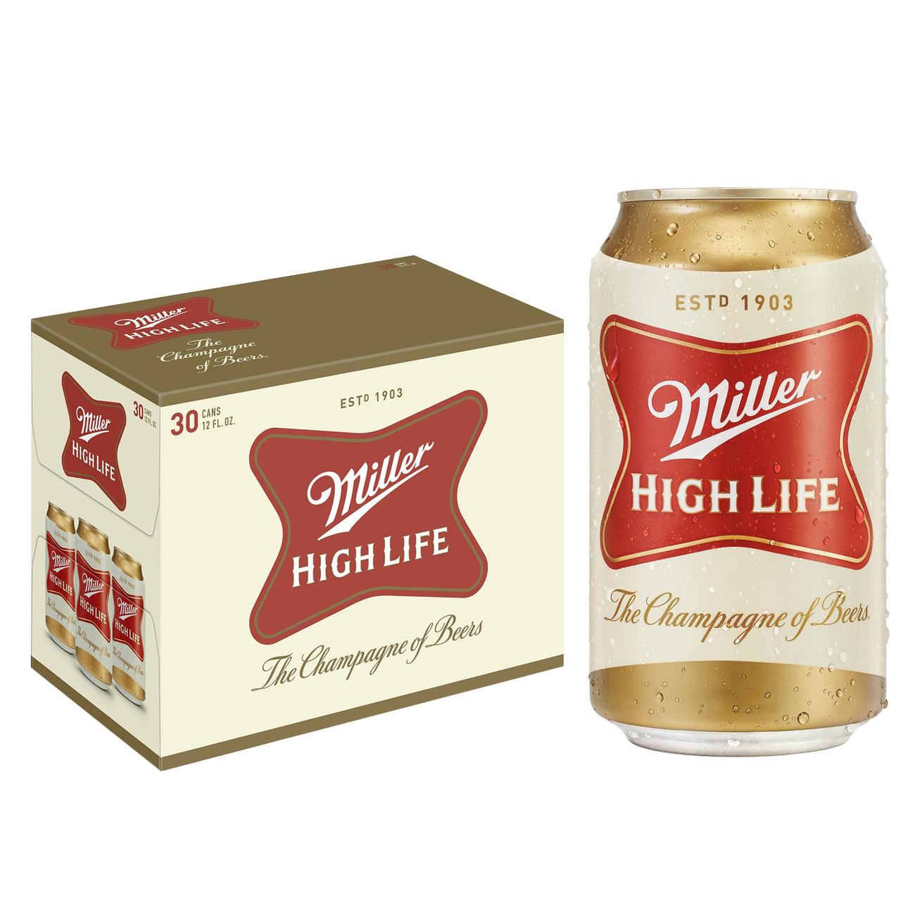 Miller High Life 30pk 12oz Can 4.6% ABV - Delivered In As Fast As 15 ...