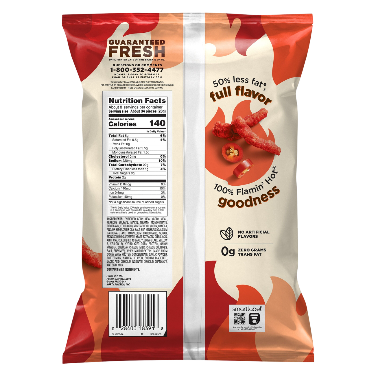 Cheetos Baked Flamin' Hot Flavored, 7.62oz - Delivered In As Fast As 15 ...