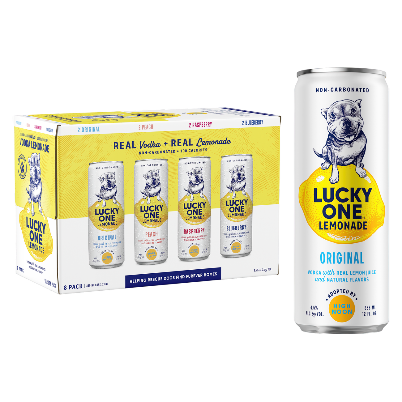 Lucky One Lemonade Variety Pack 8pk 12oz Can - Delivered In As Fast As ...