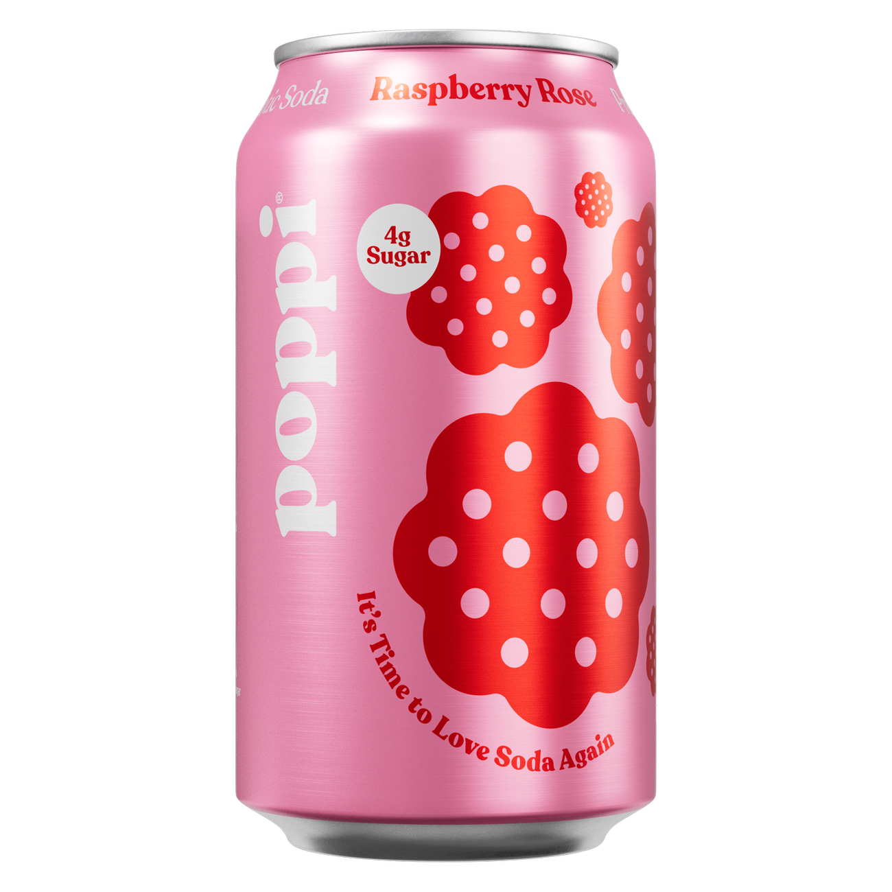 Poppi Prebiotic Soda Raspberry Rose 12oz Can - Delivered In As Fast As ...