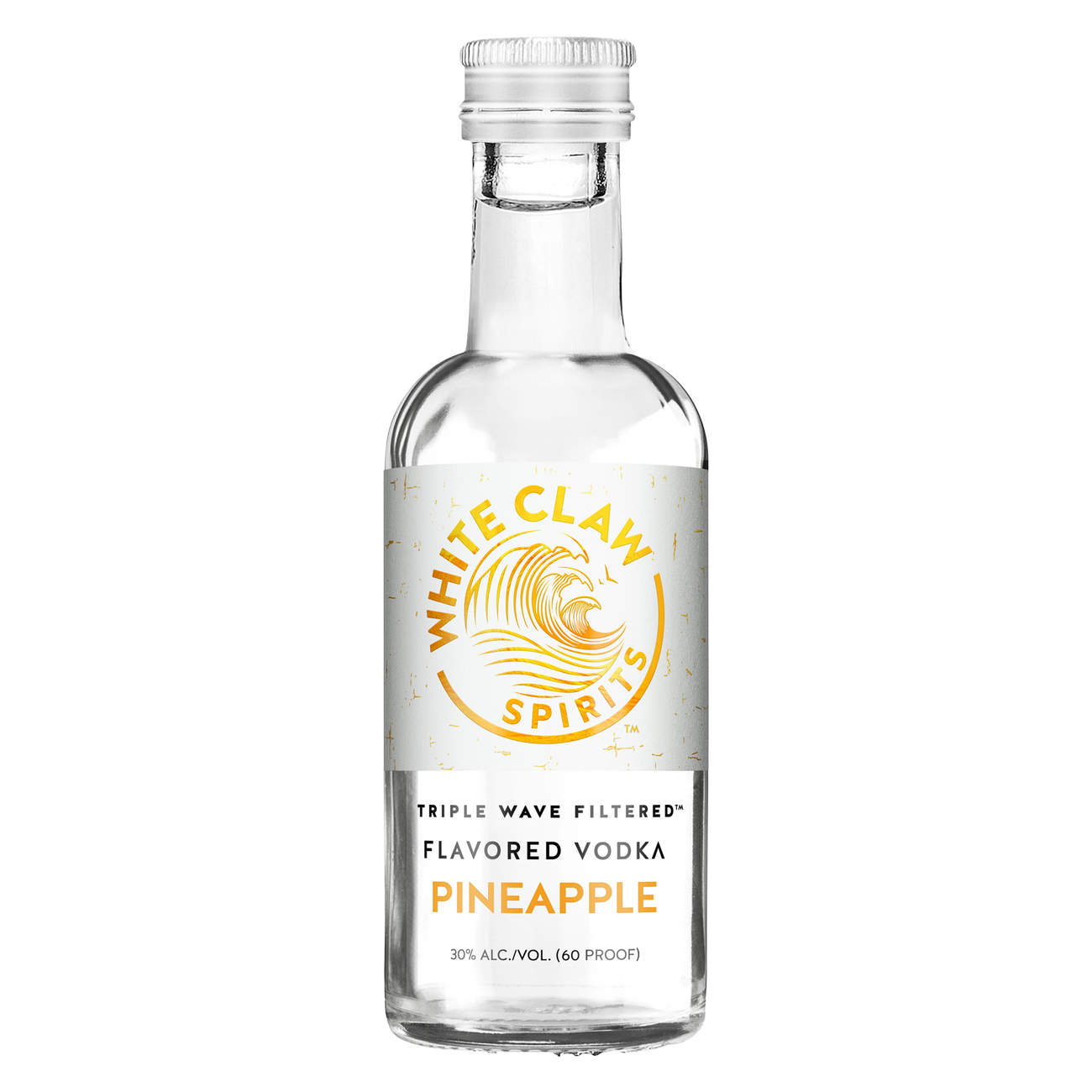 White Claw Pineapple Flavored Vodka 50ml (60 Proof) - Delivered In As ...