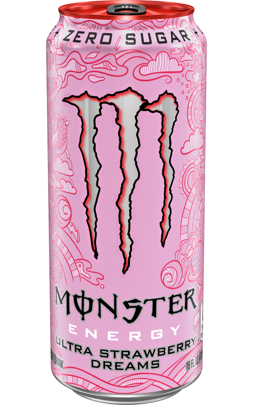 Monster Energy Ultra Strawberry Dreams Energy Drink 16oz Can ...