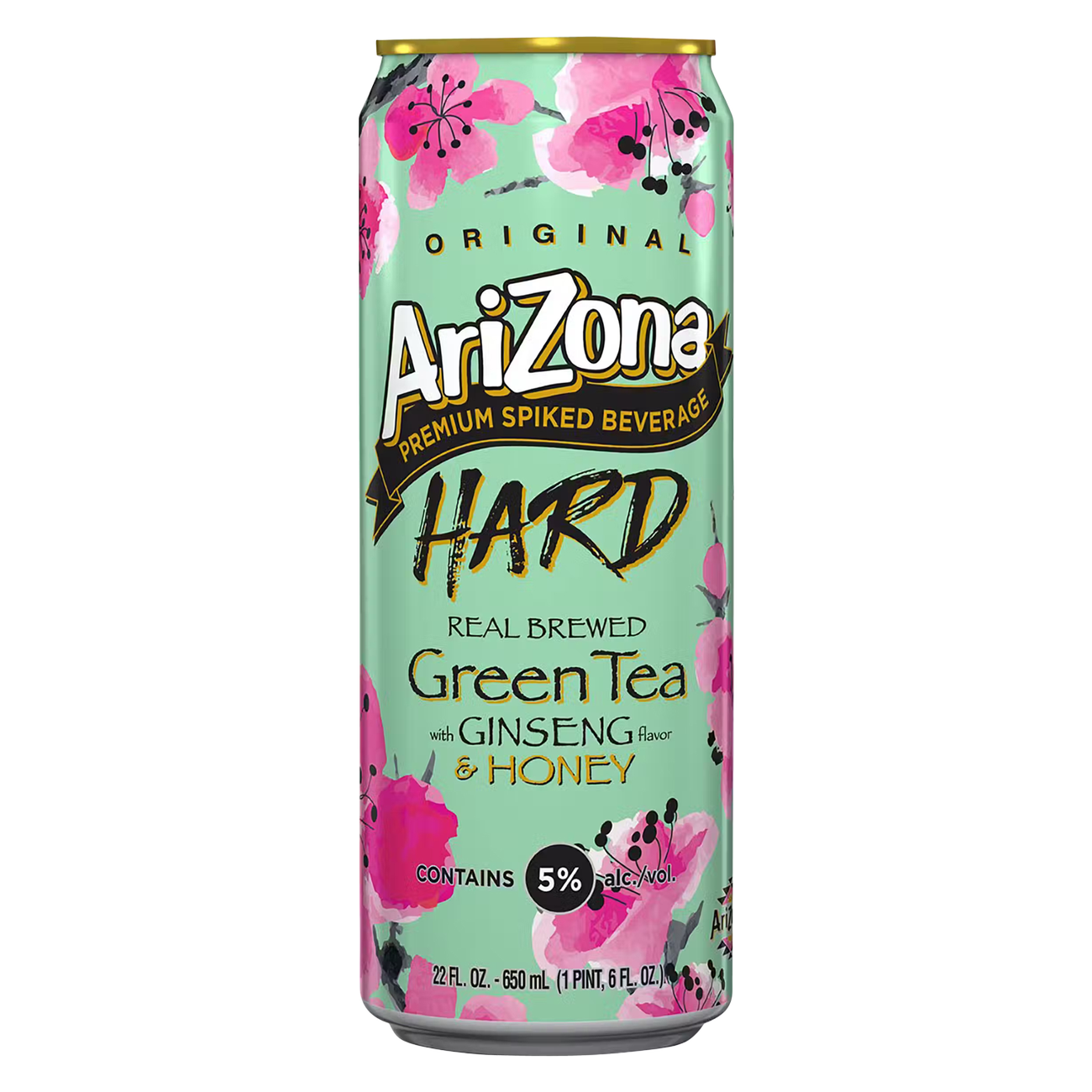Arizona Hard Green Tea 22oz Can 5.0% ABV - Delivered In As Fast As 15 ...