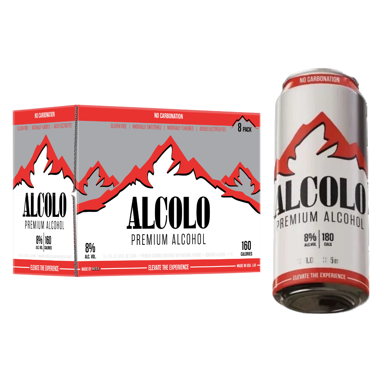 Alcolo Premium Malt Beverage 8pk 12oz Can 8% ABV - Delivered In As Fast ...