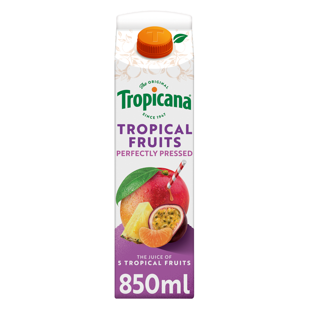 Tropicana Tropical Fruit Juice, 850ml : Drinks fast delivery by App or ...