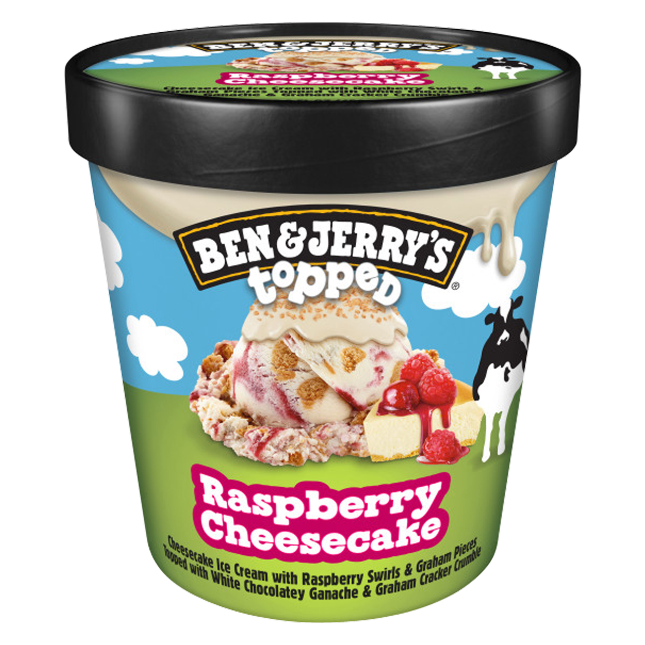 Ben & Jerry's Raspberry Cheesecake Ice Cream Pint - Delivered In As ...