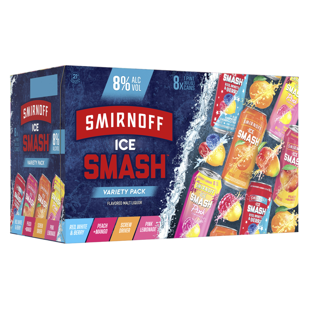 Smirnoff SMASH Vodka Soda Pack - Delivered In As Fast As 15 Minutes ...