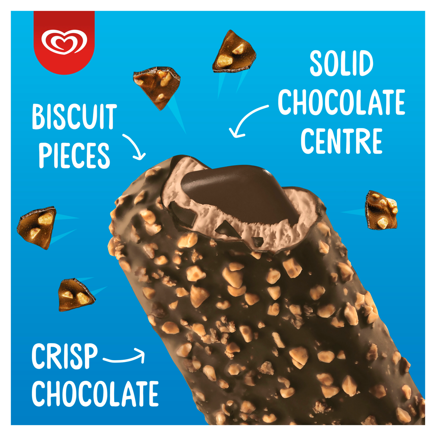 Feast Chocolate Ice Cream, 4 x 90ml : Ice Cream fast delivery by App or ...