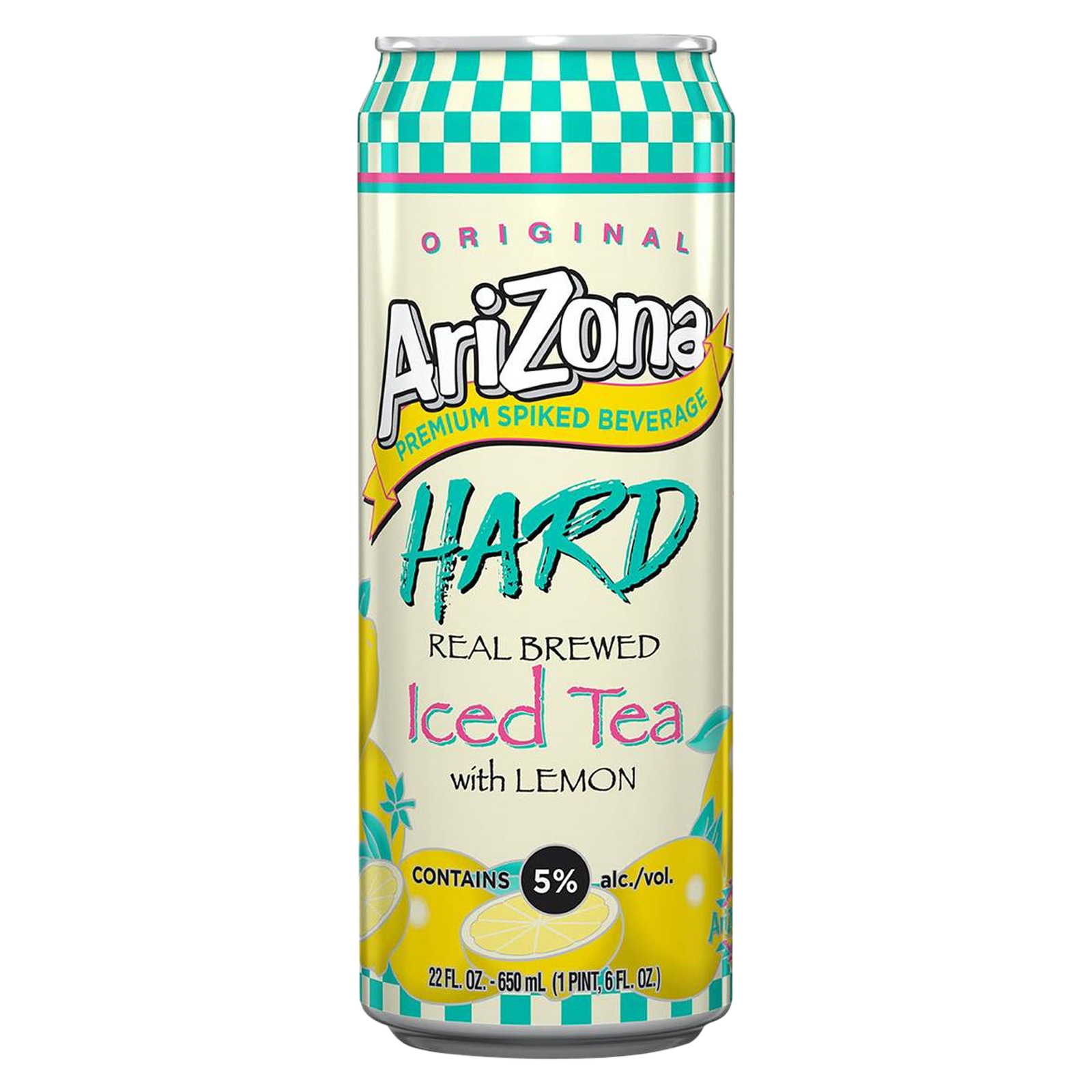 Arizona Hard Lemon Tea Single 22oz Can 5% ABV - Delivered In As Fast As ...