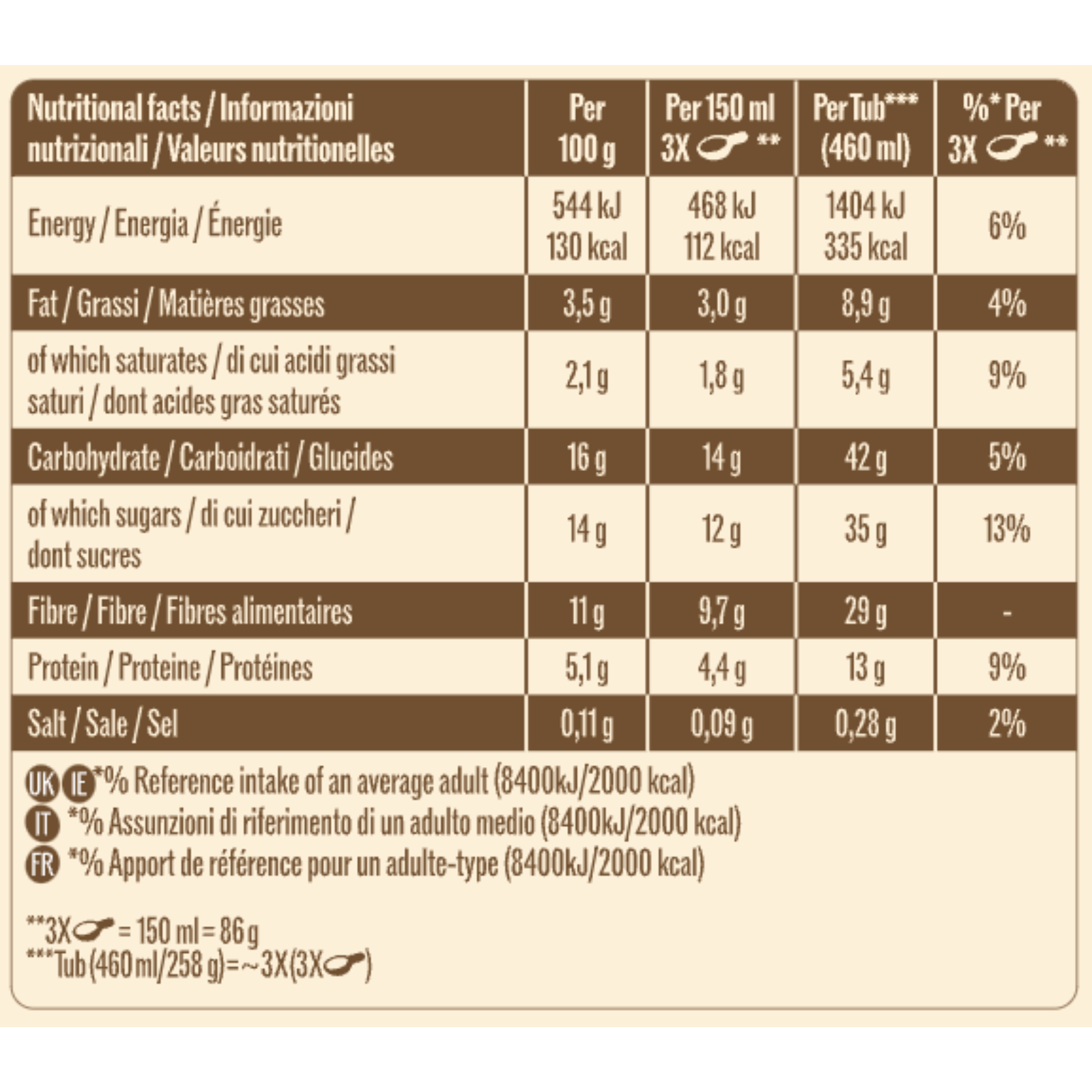 LEC Vanillove, 460ml : Ice Cream fast delivery by App or Online