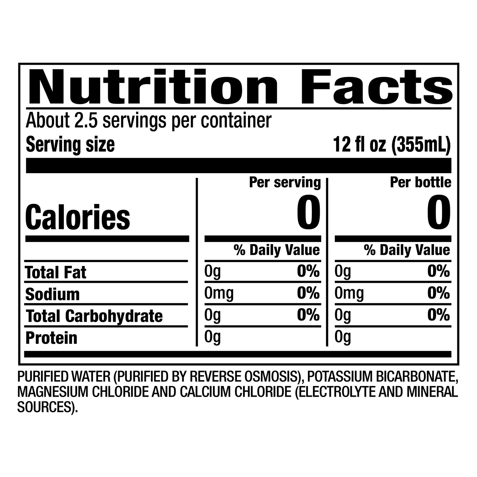 Core Hydration Nutrient Enhanced Water 30.4oz Btl - Delivered In As ...