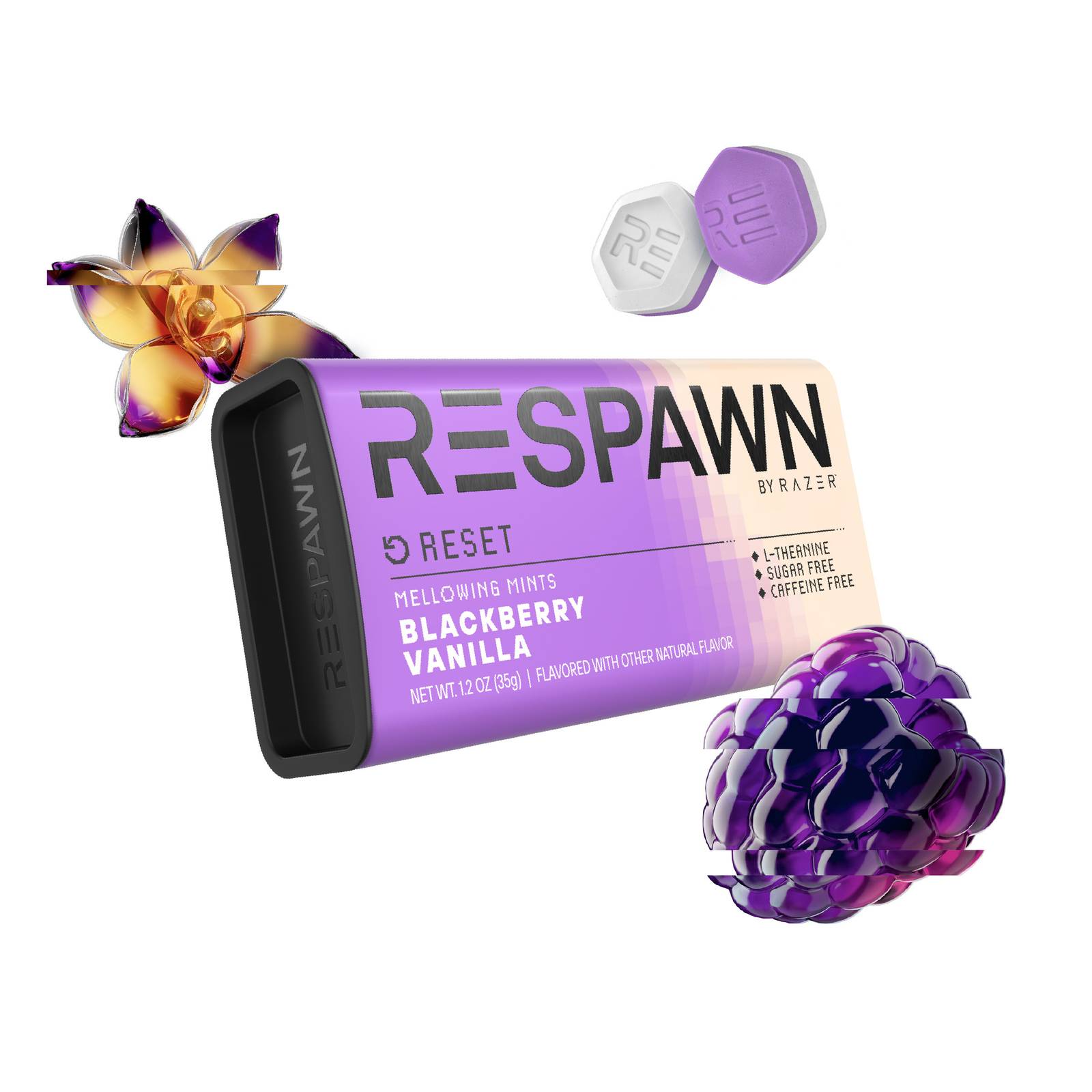 5 Gum Respawn Blackberry Vanilla Mints, 1oz - Delivered In As Fast As ...