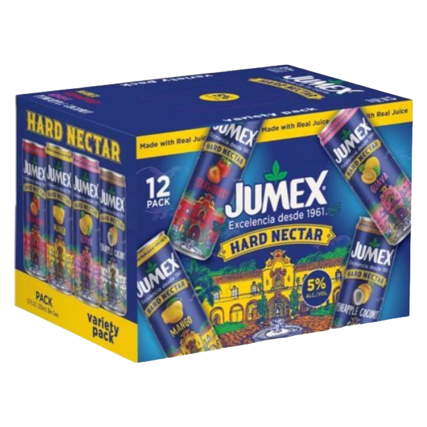 Jumex Hard Nectar Variety Pack 12pk 12oz Cans 5% ABV - Delivered In As ...