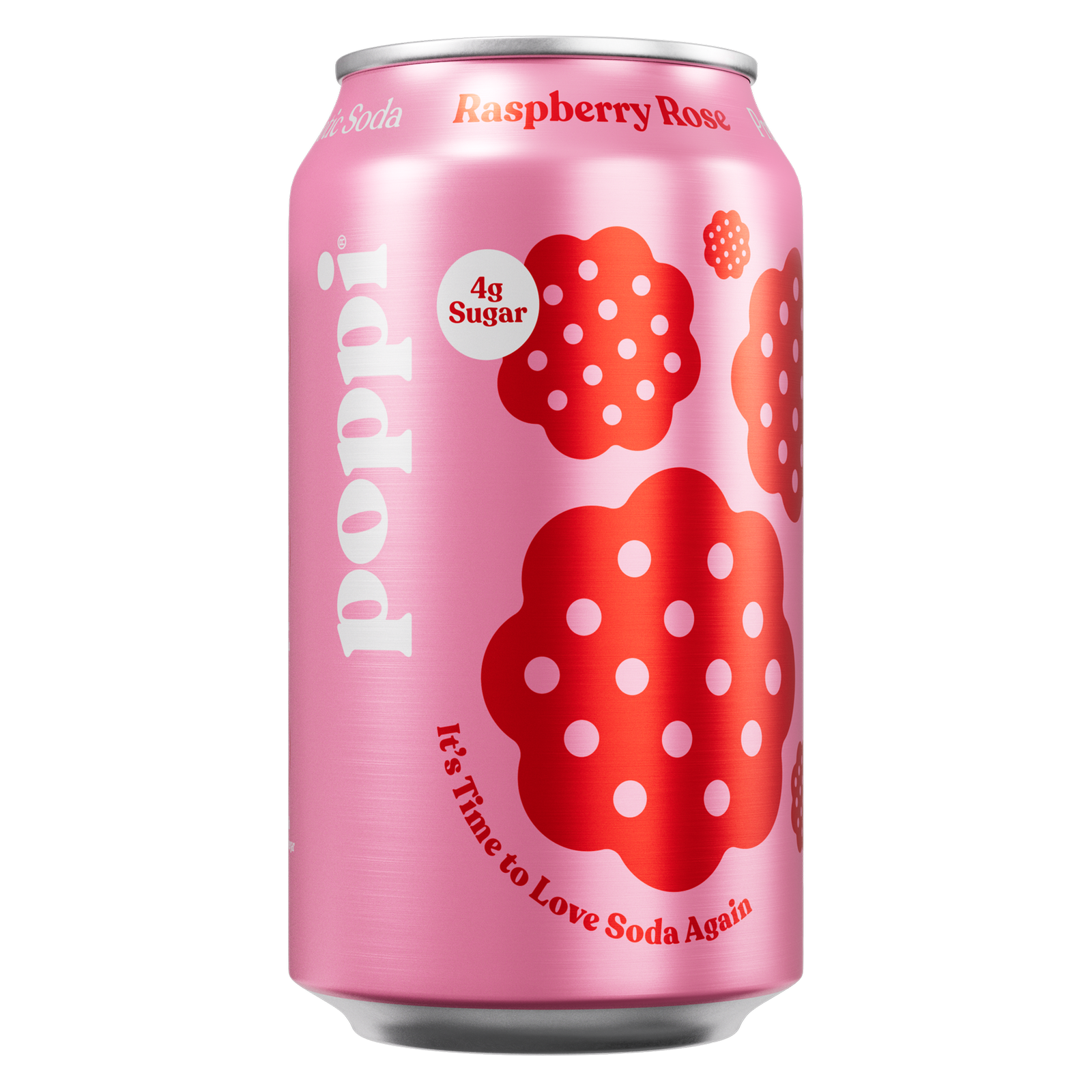 Poppi Prebiotic Soda Raspberry Rose 12oz Can - Delivered In As Fast As ...