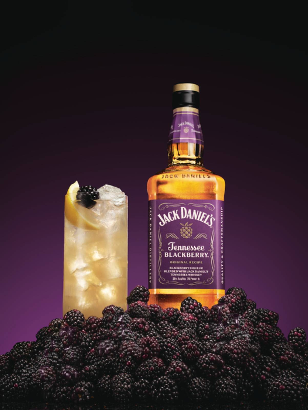Jack Daniel's Tennessee Blackberry Whiskey 750ml - Delivered In As Fast ...