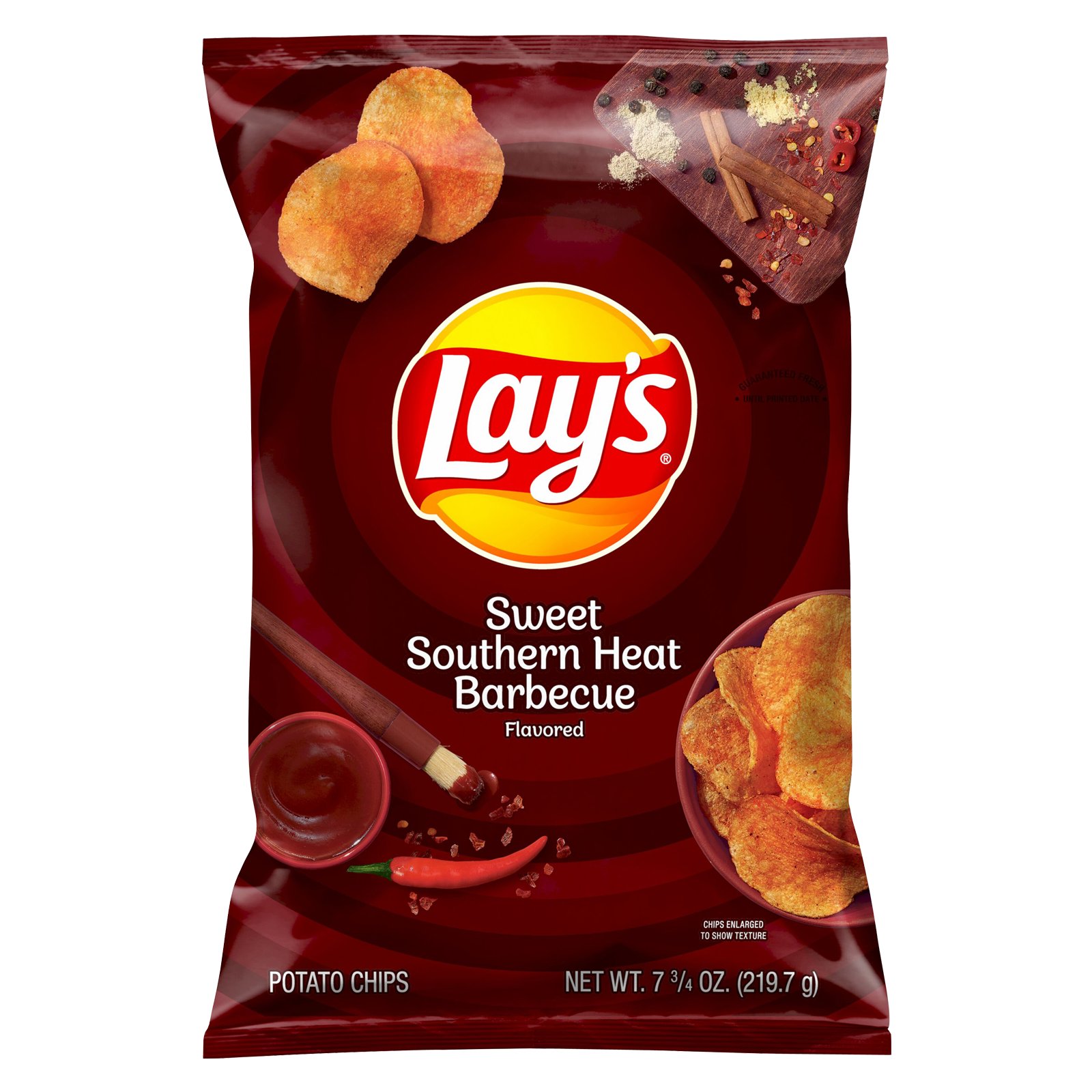 Lay's Southern Sweet Heat Barbeque Potato Chips 7.75oz - Delivered In ...