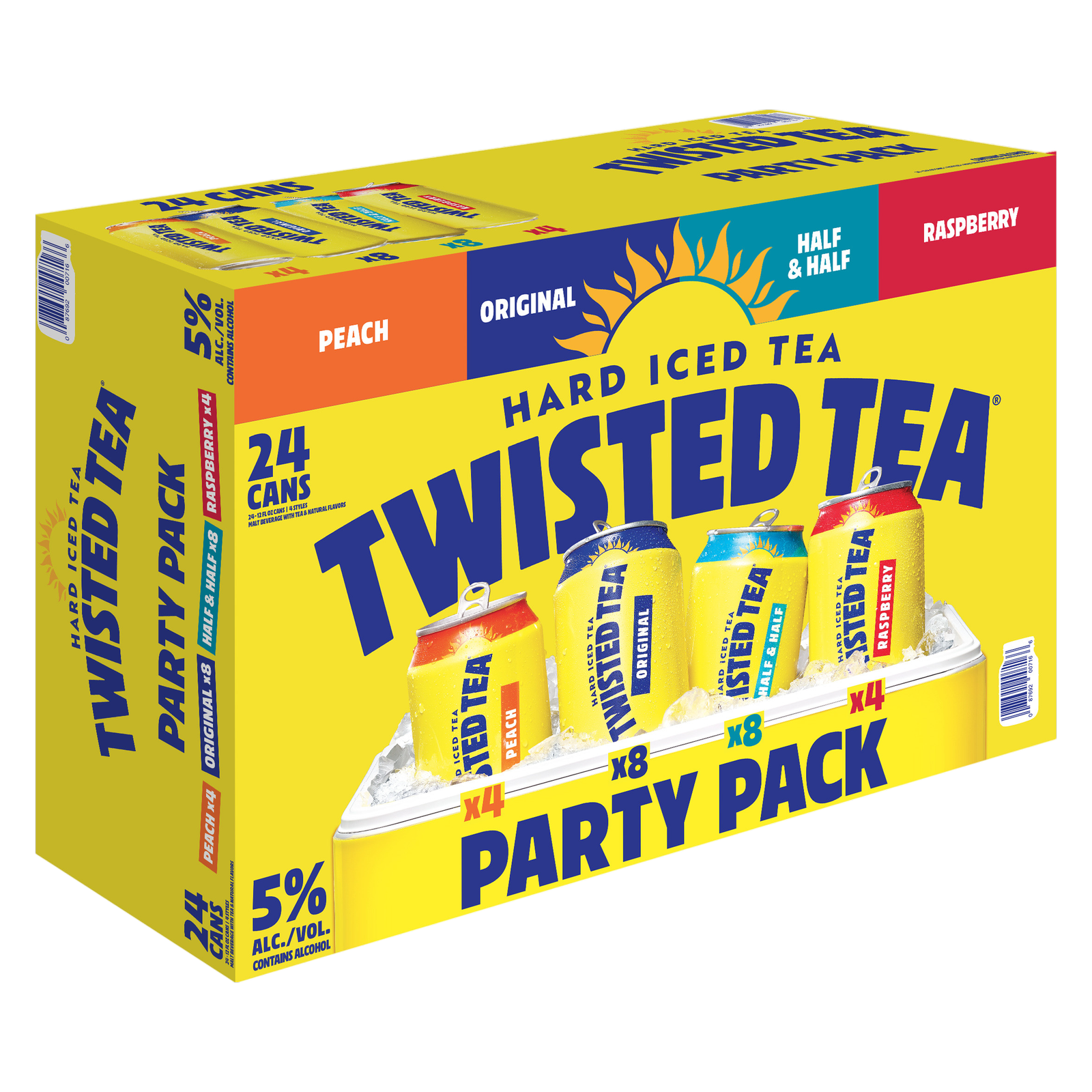 Twisted Tea Party Pack 24pk 12oz Cans 5% ABV - Delivered In As Fast As ...