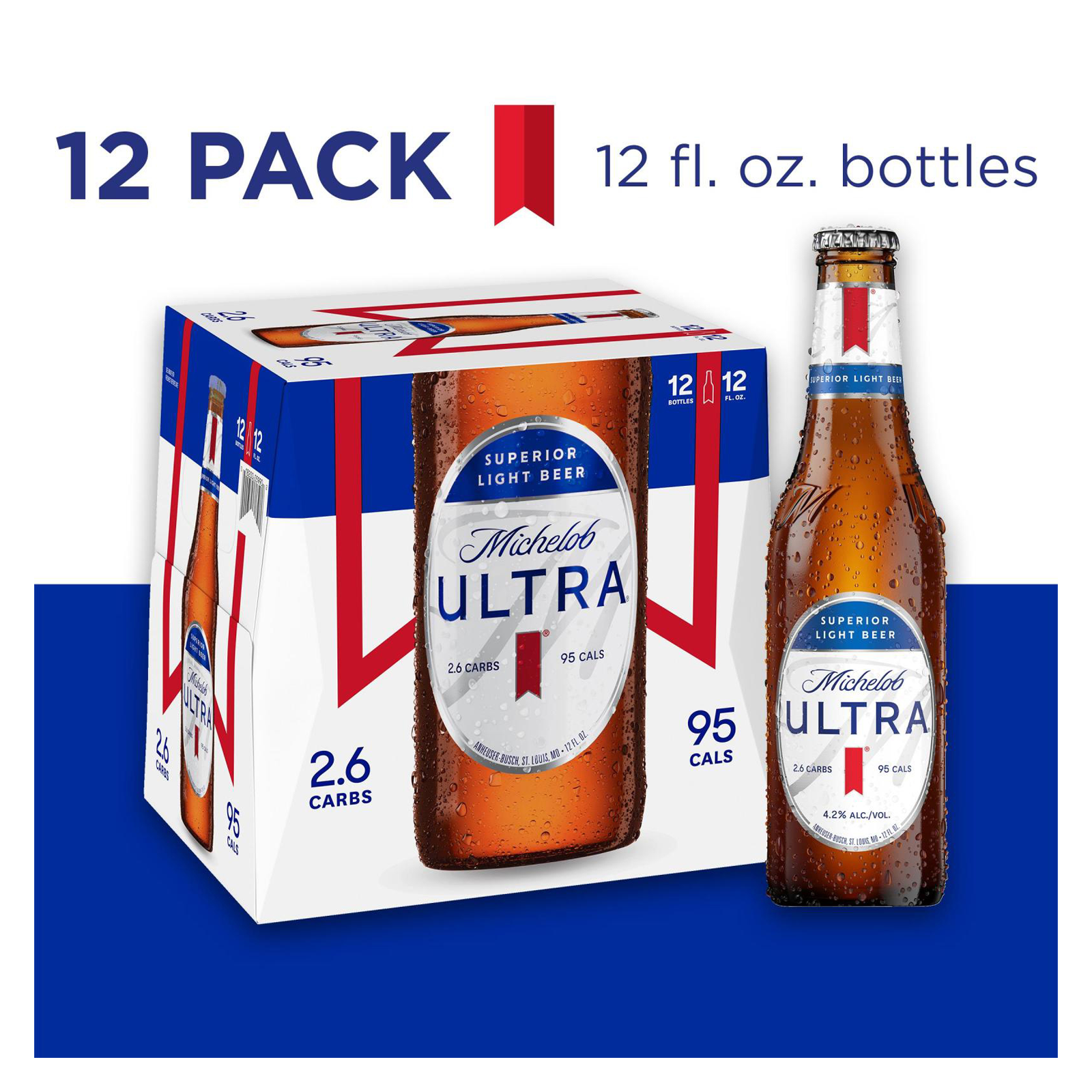 Michelob Ultra 12pk 12oz Btl 4.2% ABV - Delivered In As Fast As 15 ...
