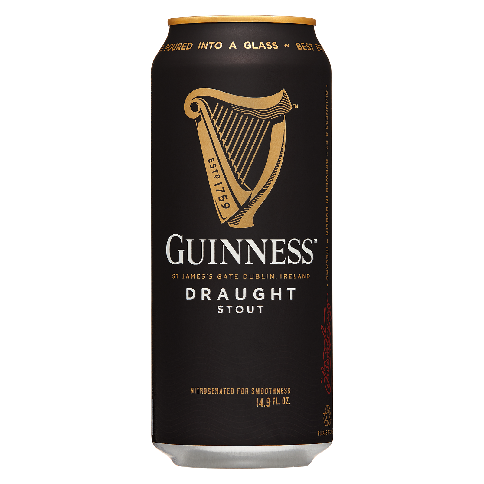 Guinness Draught Stout Single 14.9oz Can 4.2% ABV - Delivered In As ...