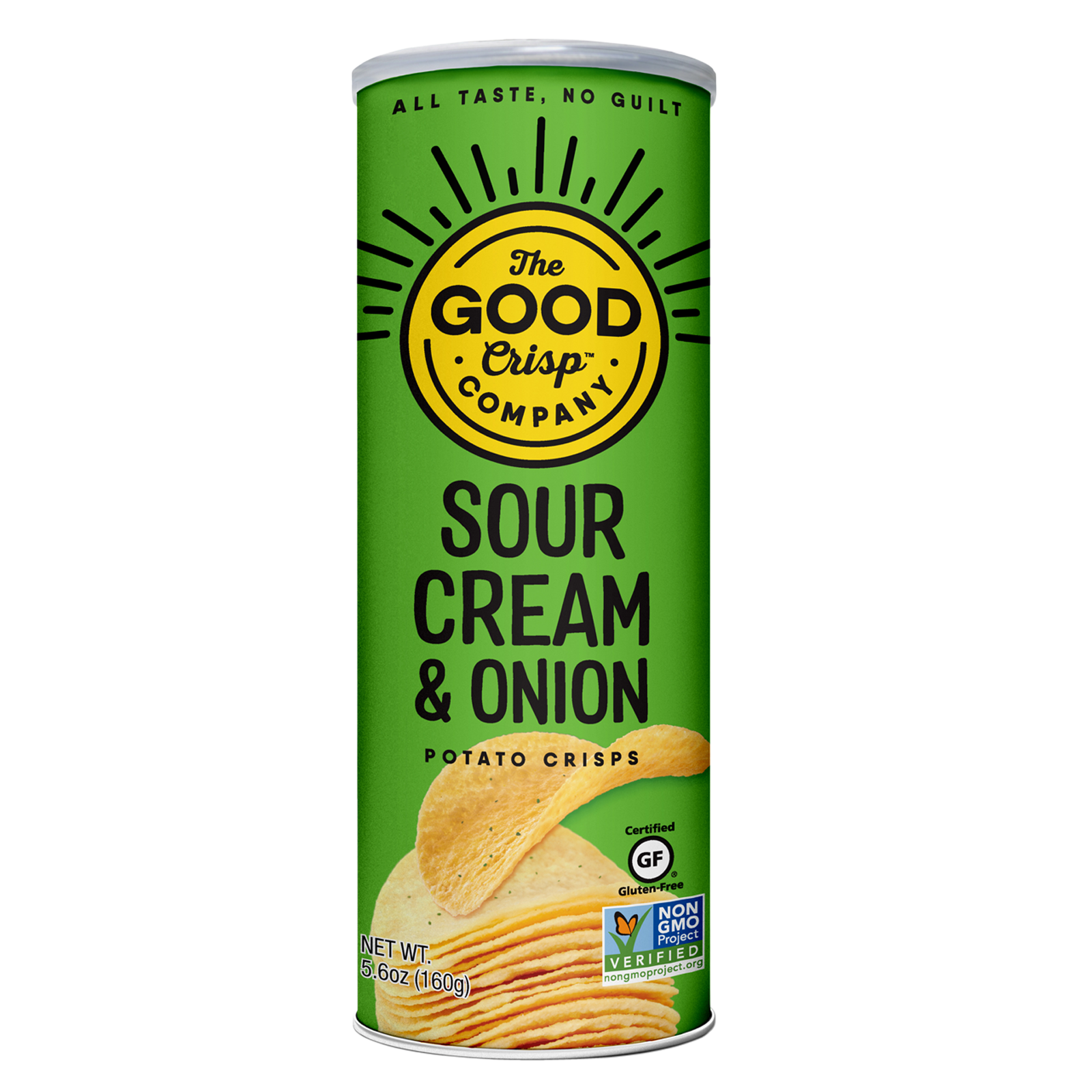 The Good Crisp Company Sour Cream & Onion Potato Crisps 5.6oz ...