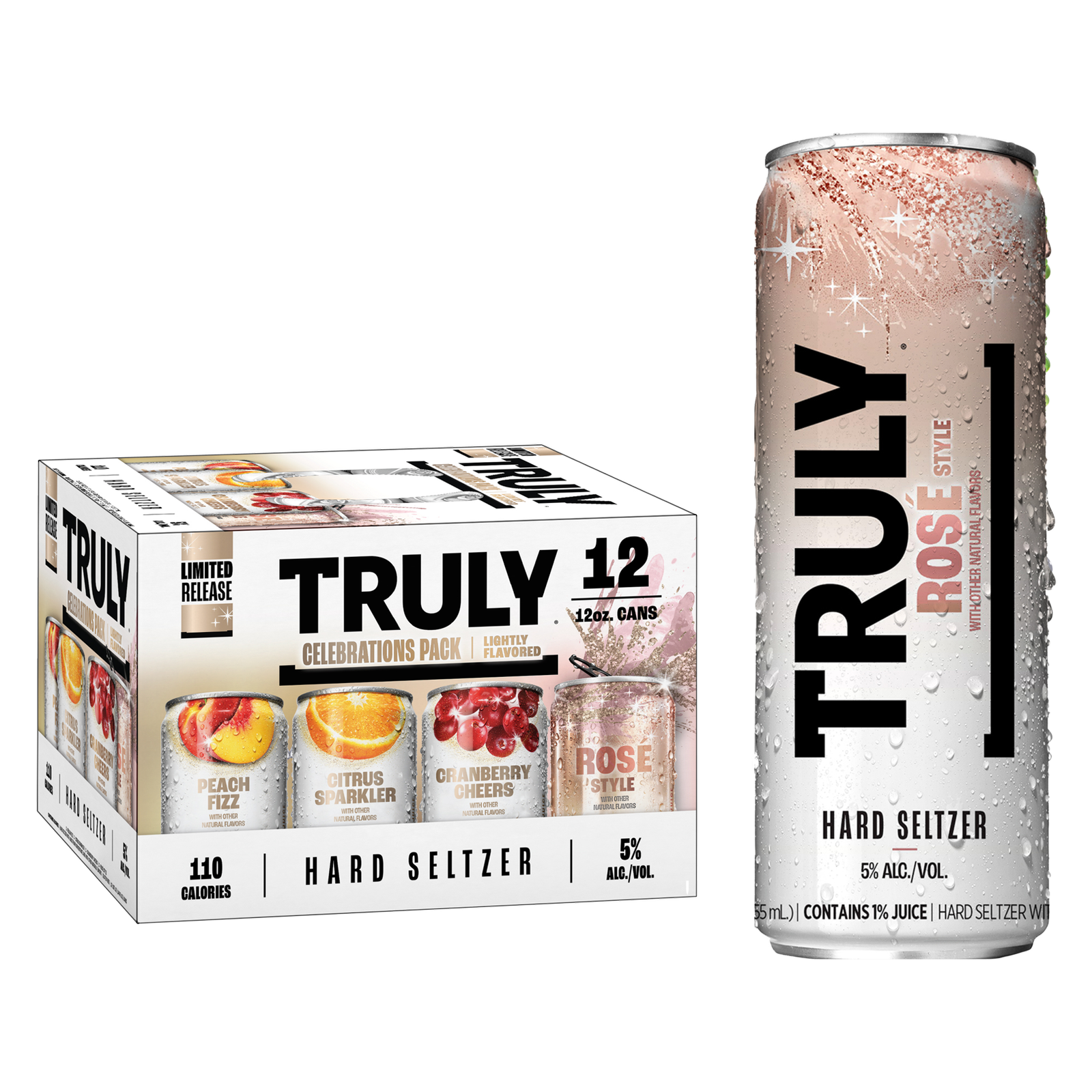 TRULY Hard Seltzer Celebrations Pack 12pk 12oz Can 5.0% ABV - Delivered ...