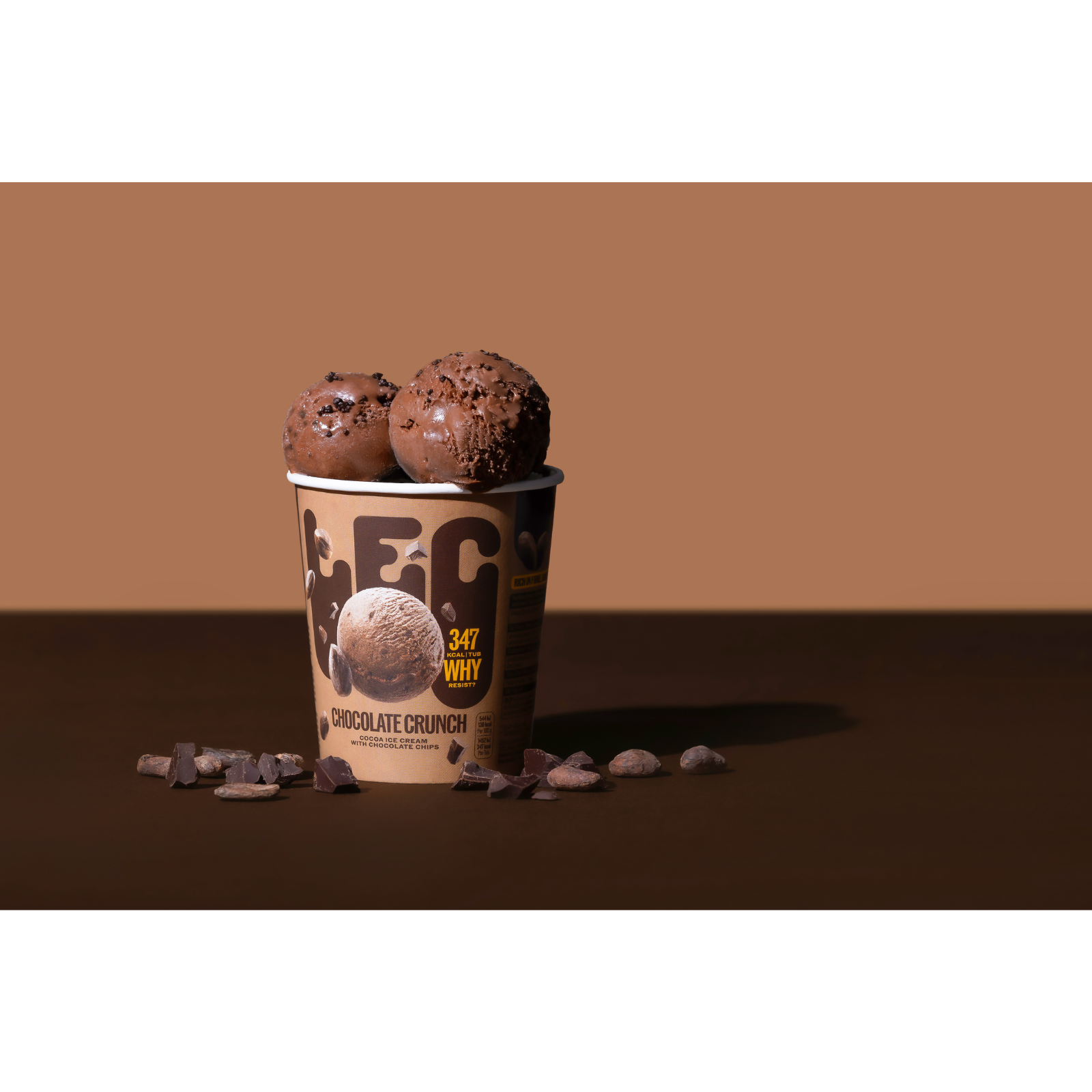 LEC Chocolate Crunch, 460ml : Ice Cream fast delivery by App or Online