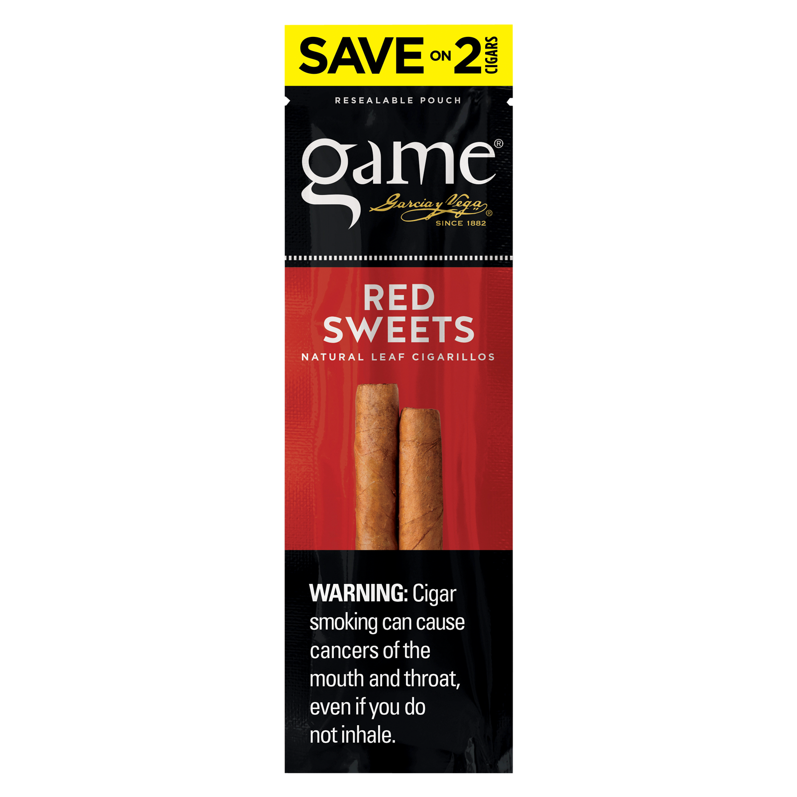 Game Red Sweets Foil Fresh Cigarillos 2ct : Smoke Shop fast delivery by ...