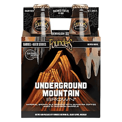 Founders Brewing BA Underground Mountain Brown 4pk 12oz Btl - Delivered ...