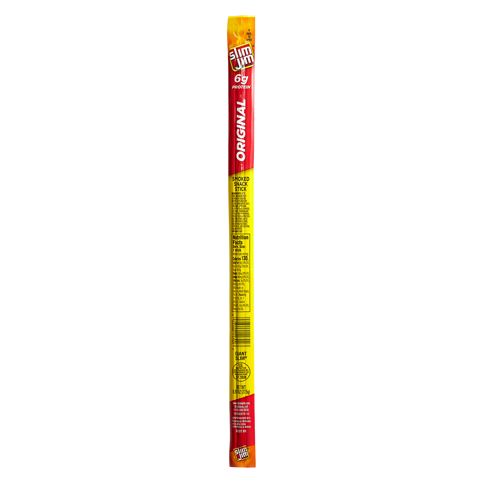 Slim Jim Original Giant Smoked Meat Stick 0.97oz - Delivered In As Fast ...