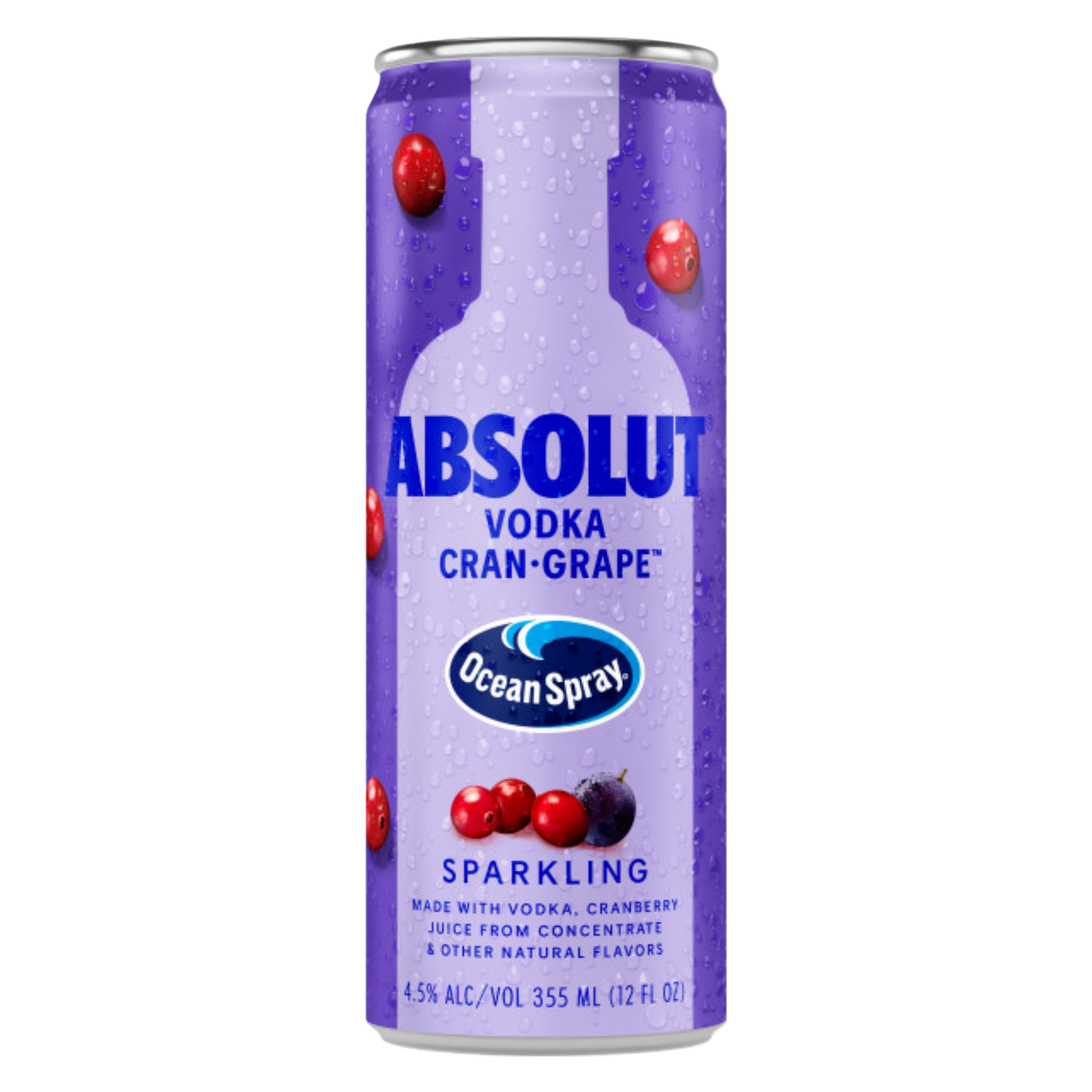 Absolut Ocean Spray Cran-Grape 12oz Can - Delivered In As Fast As 15 ...