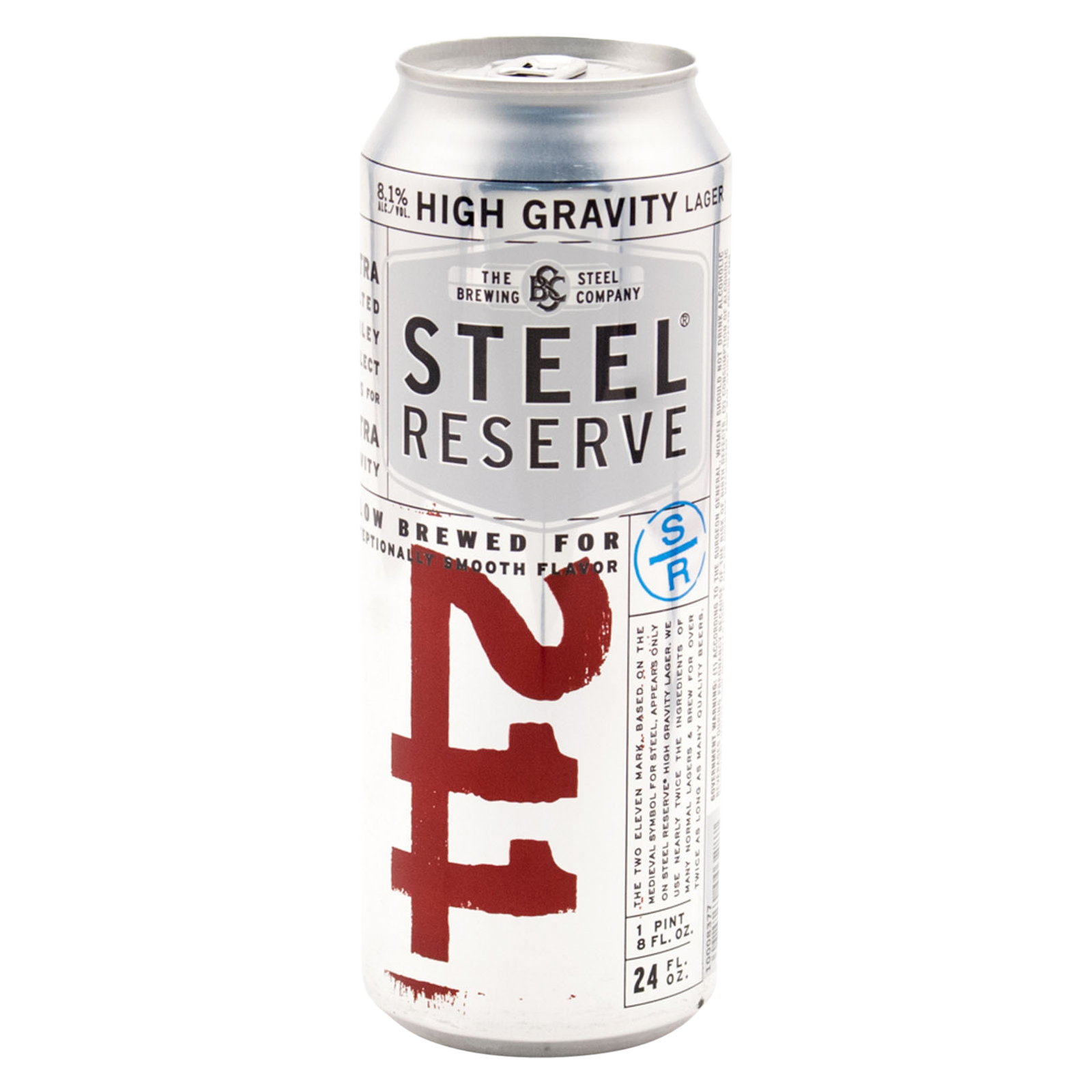 Steel Reserve 211 High Gravity Single 24oz Can 6.1% ABV - Delivered In ...
