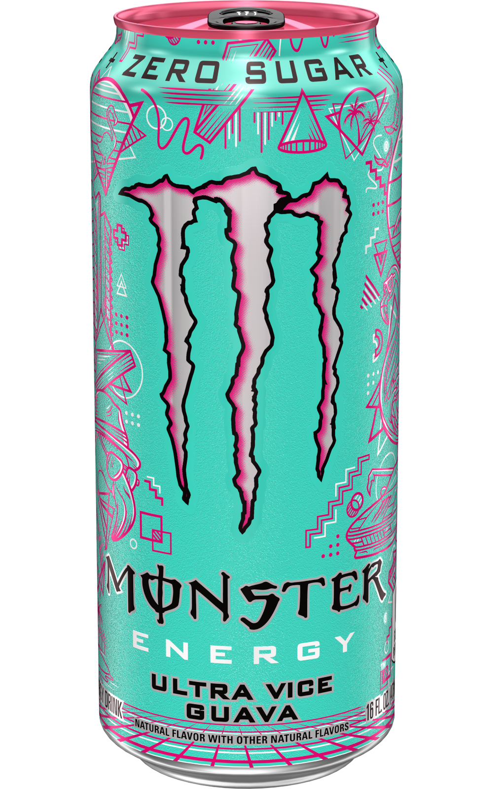Monster Energy Ultra Vice Guava Energy Drink 16oz Can - Delivered In As ...