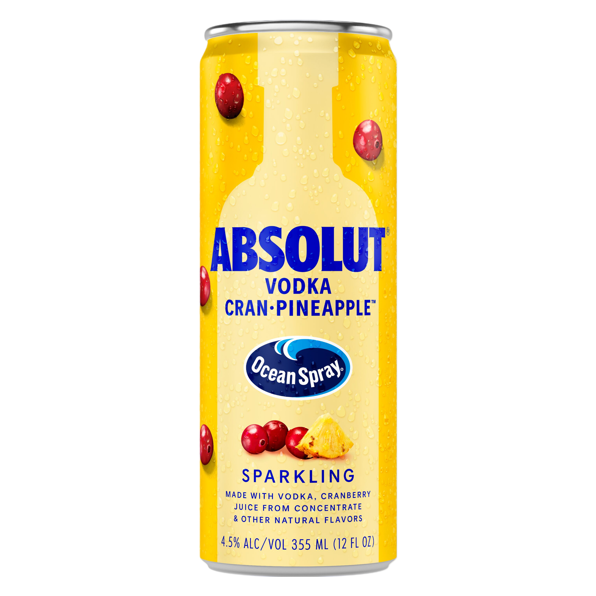 Absolut Ocean Spray Cran-Pineapple 12oz Can - Delivered In As Fast As ...