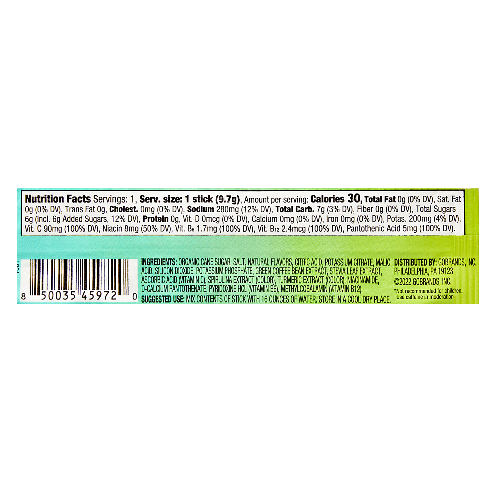 Goodnow Limeade Energy Electrolyte Drink Mix Powder - Delivered In As ...