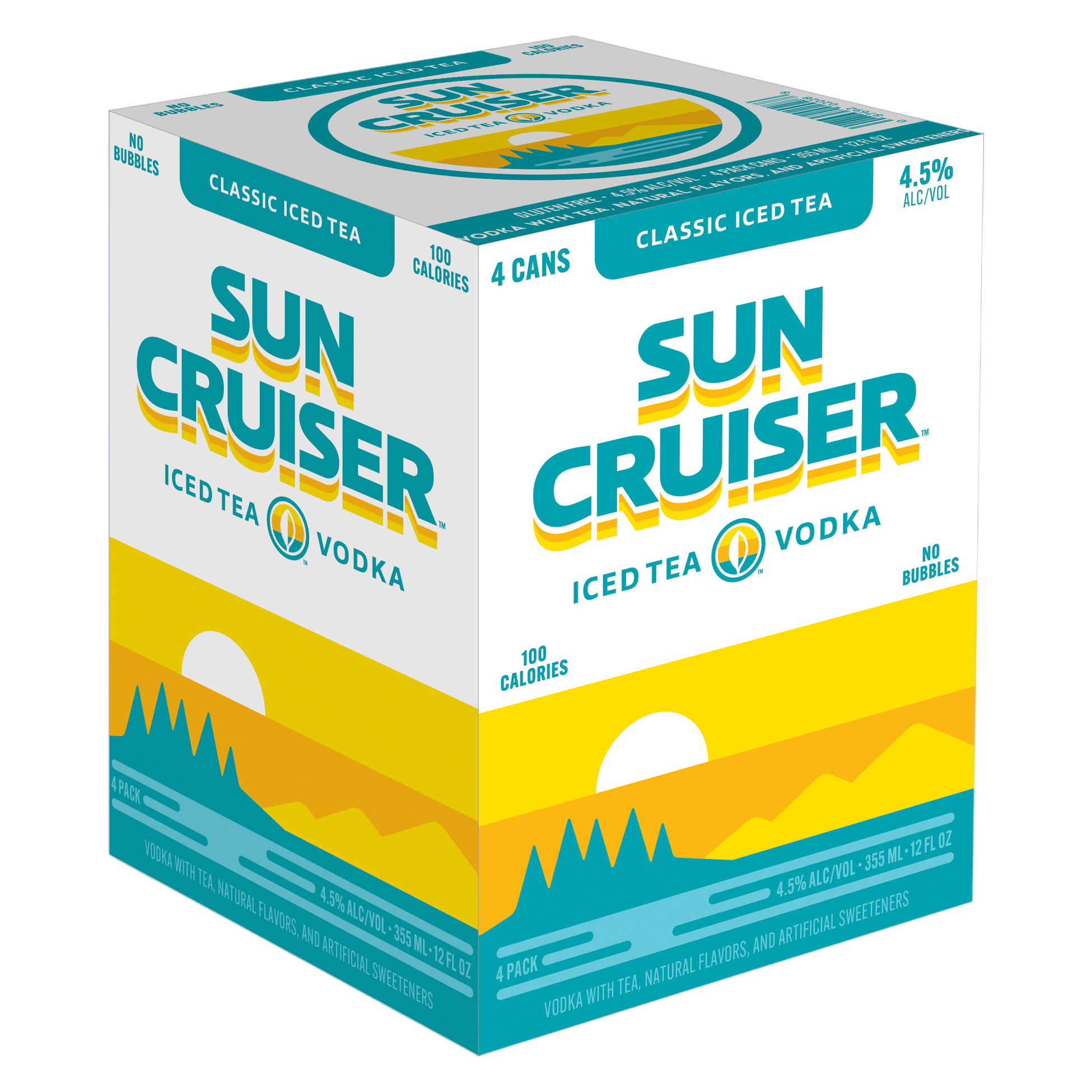 Sun Cruiser Iced Tea Vodka 4pk 12oz Can 4.5% ABV - Delivered In As Fast ...