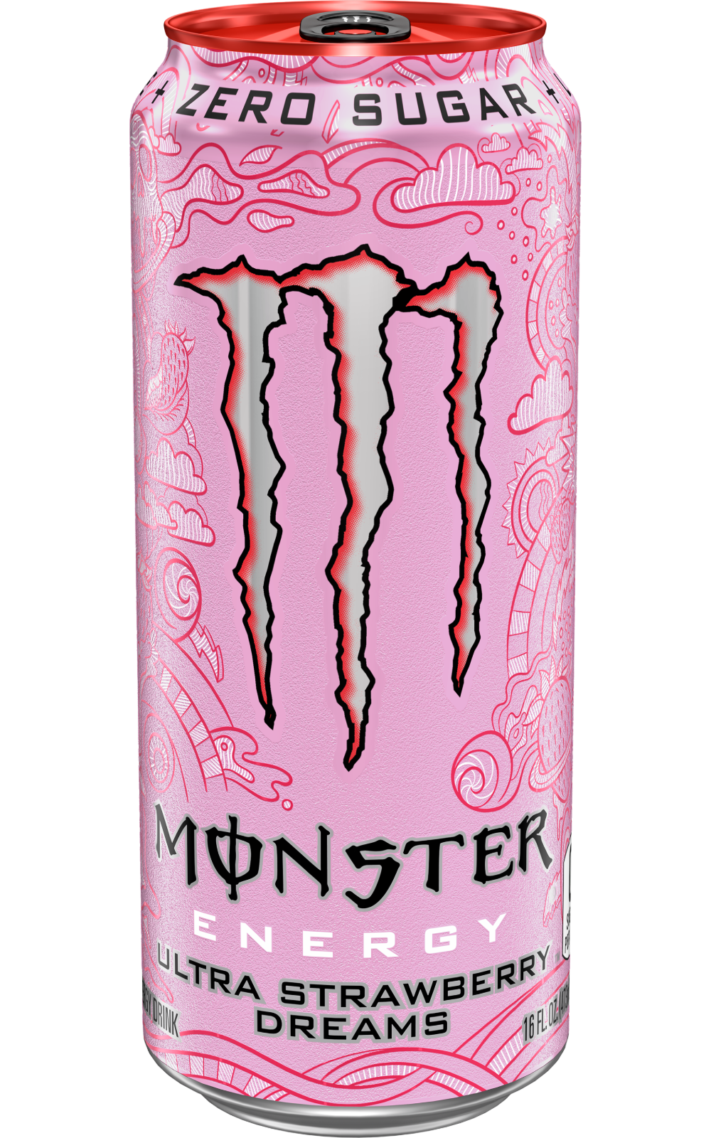Monster Energy Ultra Strawberry Dreams Energy Drink 16oz Can ...
