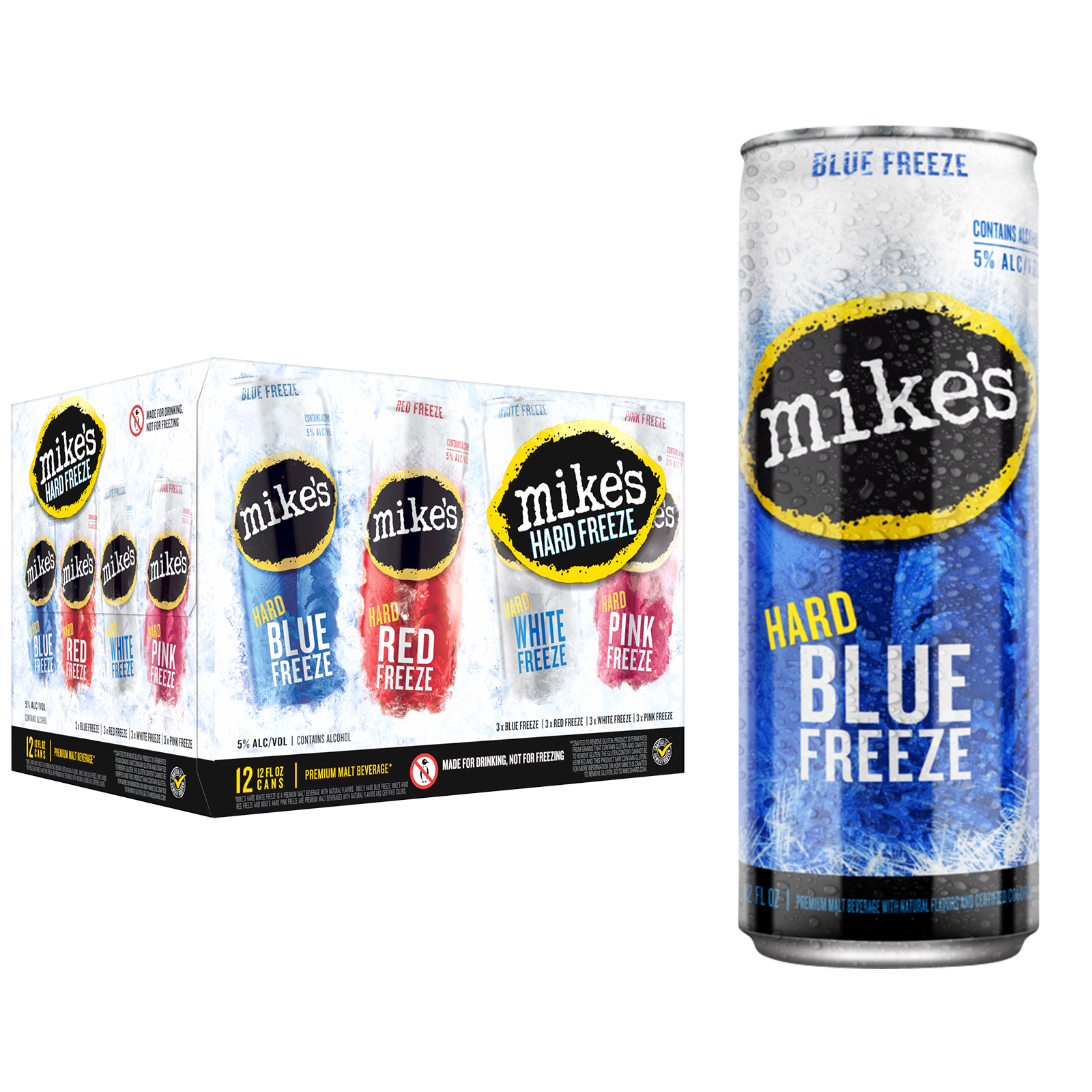Mike's Hard Freeze Variety 12pk 12oz Can 5.0% ABV - Delivered In As ...