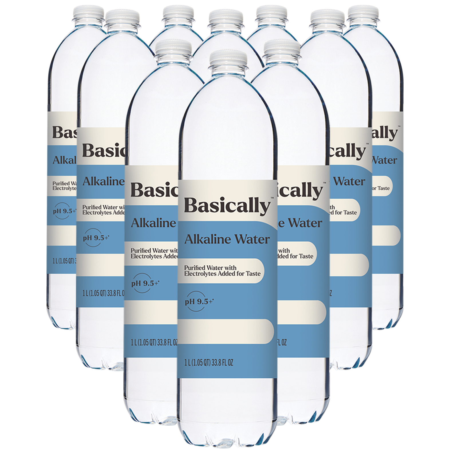 Basically 1L Alkaline Water with Electrolytes (Pack of 10) - Delivered ...