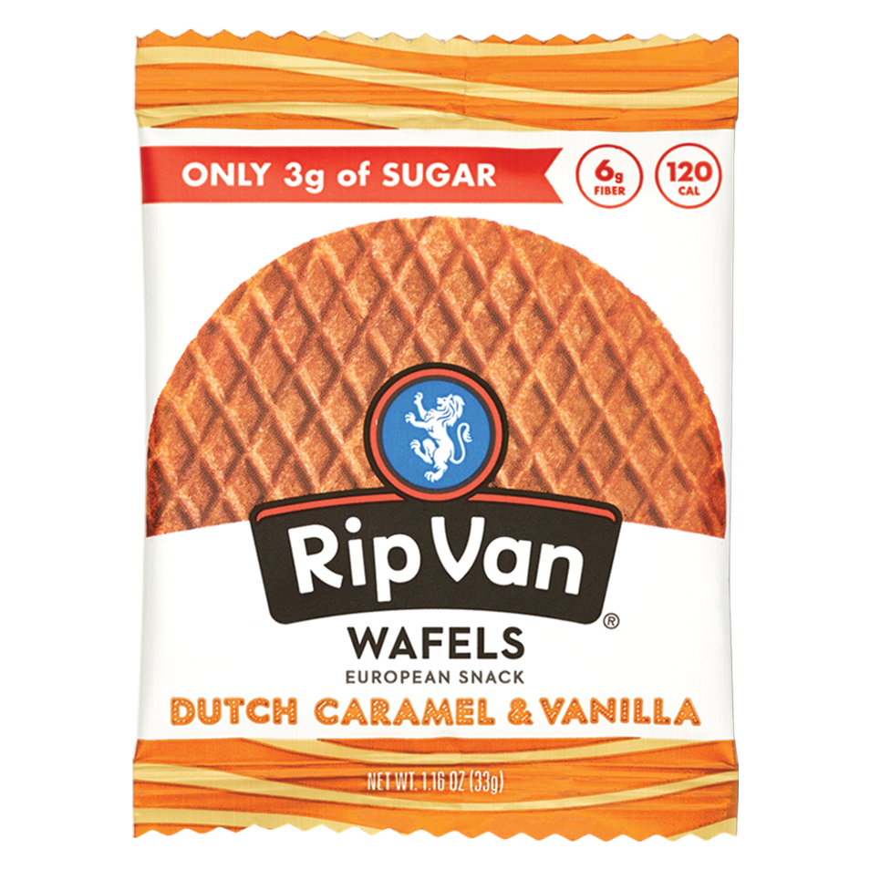 Rip Van Wafels Dutch Caramel & Vanilla Stroopwafel, 1.16oz - Delivered ...
