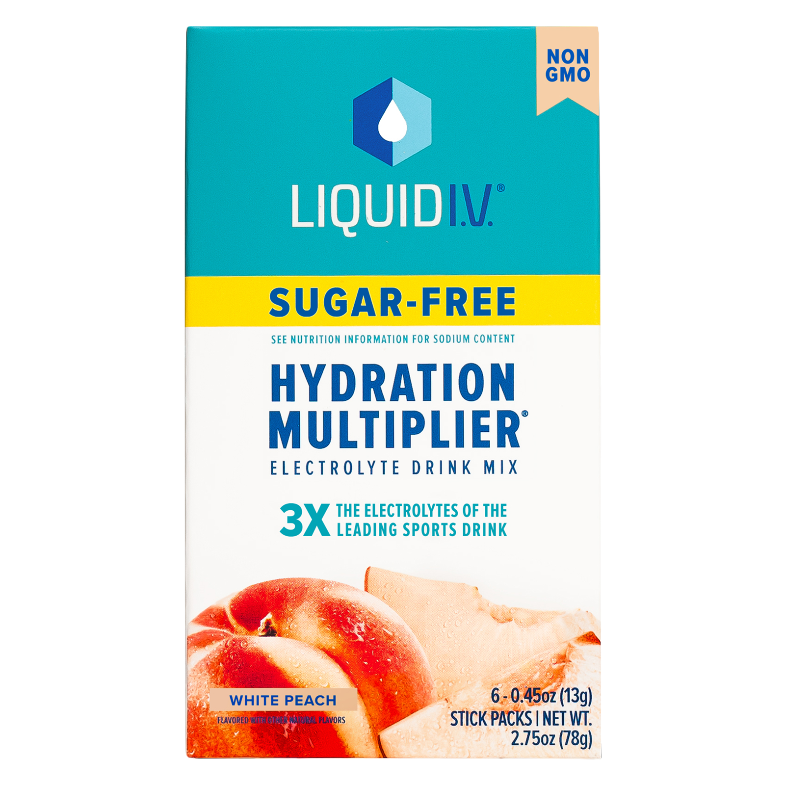 Liquid I.V. Hydration Multiplier Electrolyte Drink Mix Powder Sugar ...