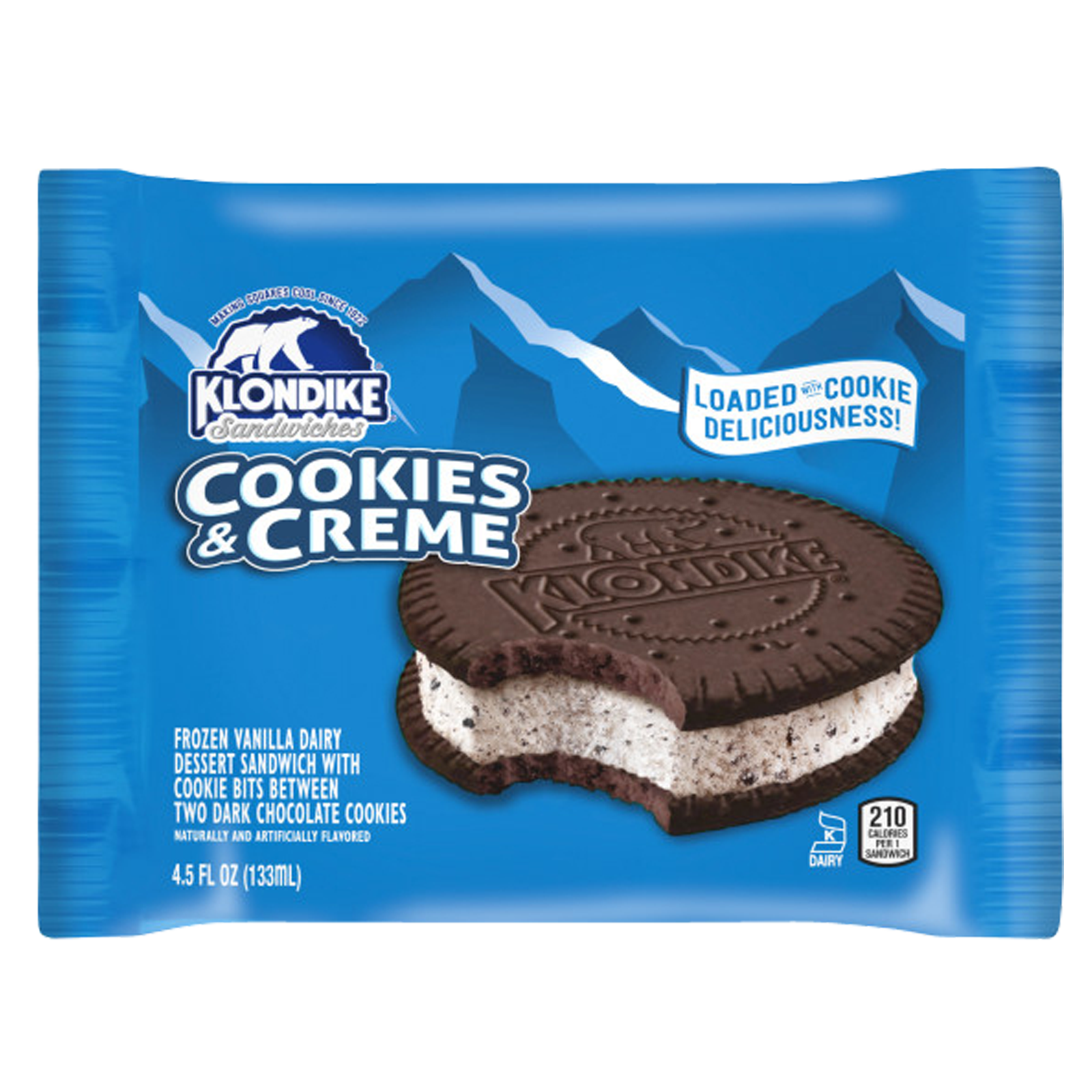 Klondike Cookies & Cream Ice Cream Sandwich 1ct - Delivered In As Fast ...