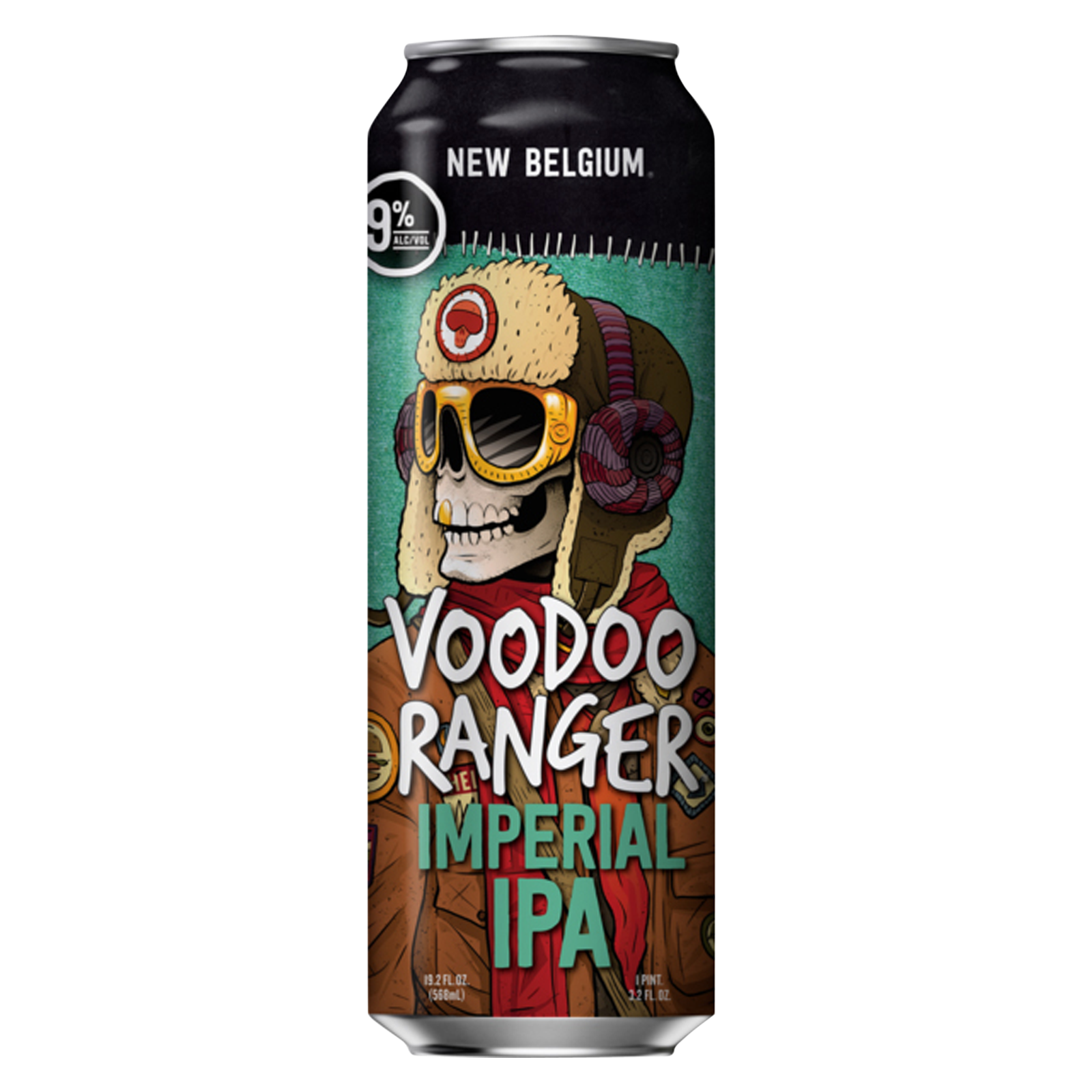 New Belgium Voodoo Ranger Imperial IPA Single 19.2oz Can 9.0% ABV ...