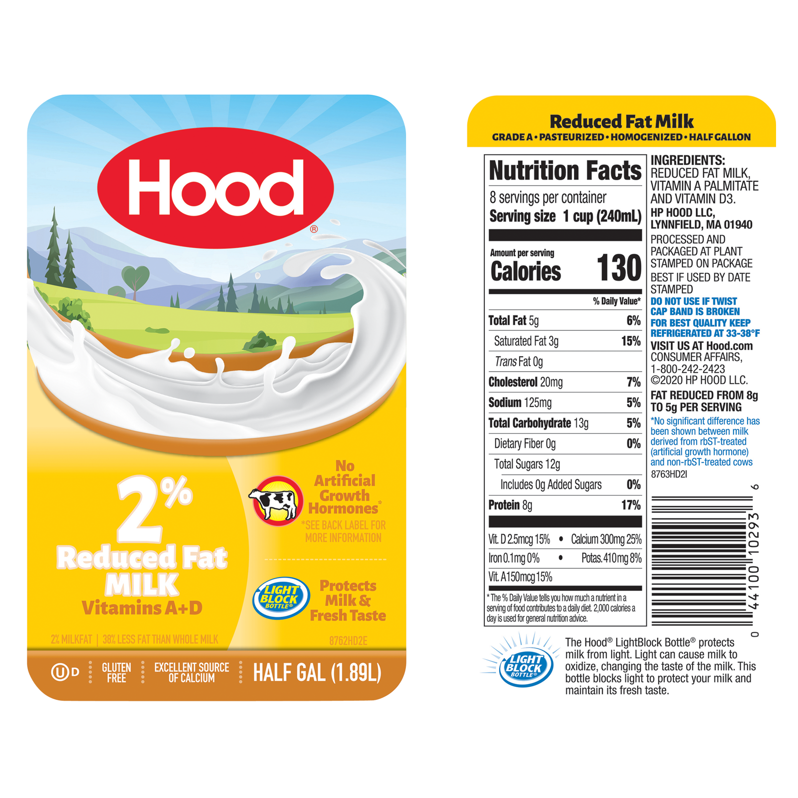 Hood 2% Low-Fat Milk - 1/2 Gallon - Delivered In As Fast As 15 Minutes ...